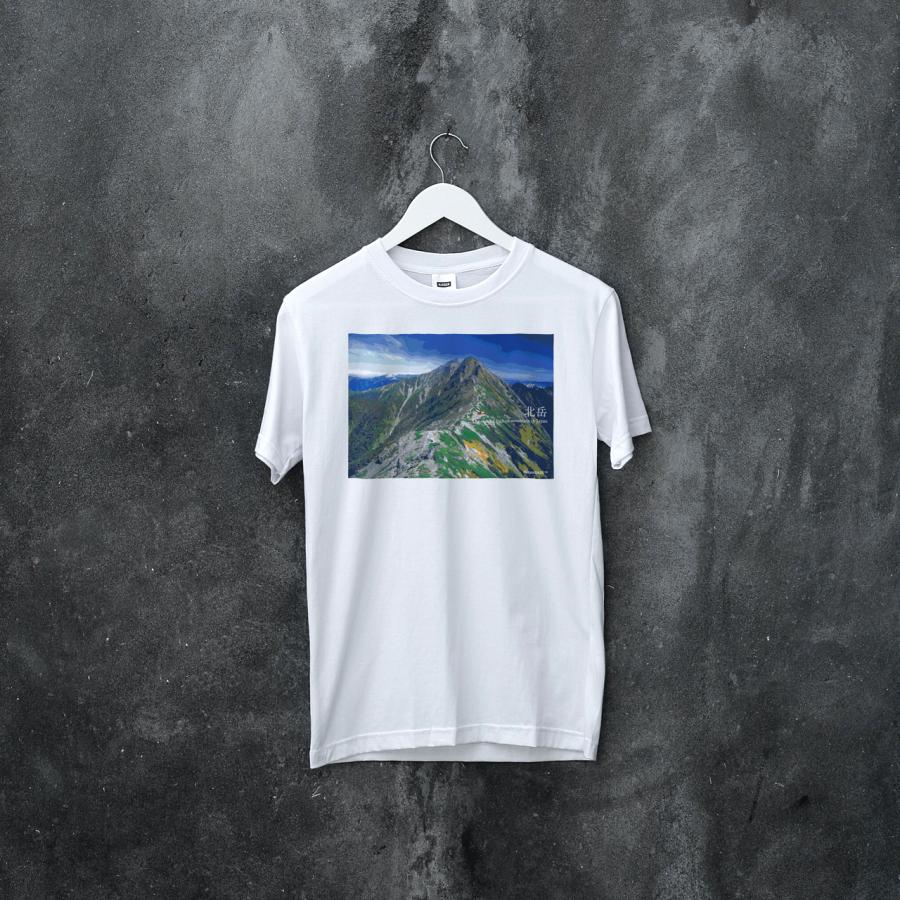北岳 Tシャツ ホワイト ドライ 吸水速乾 山 登山 : TozanBASE - 通販 - Yahoo!ショッピング