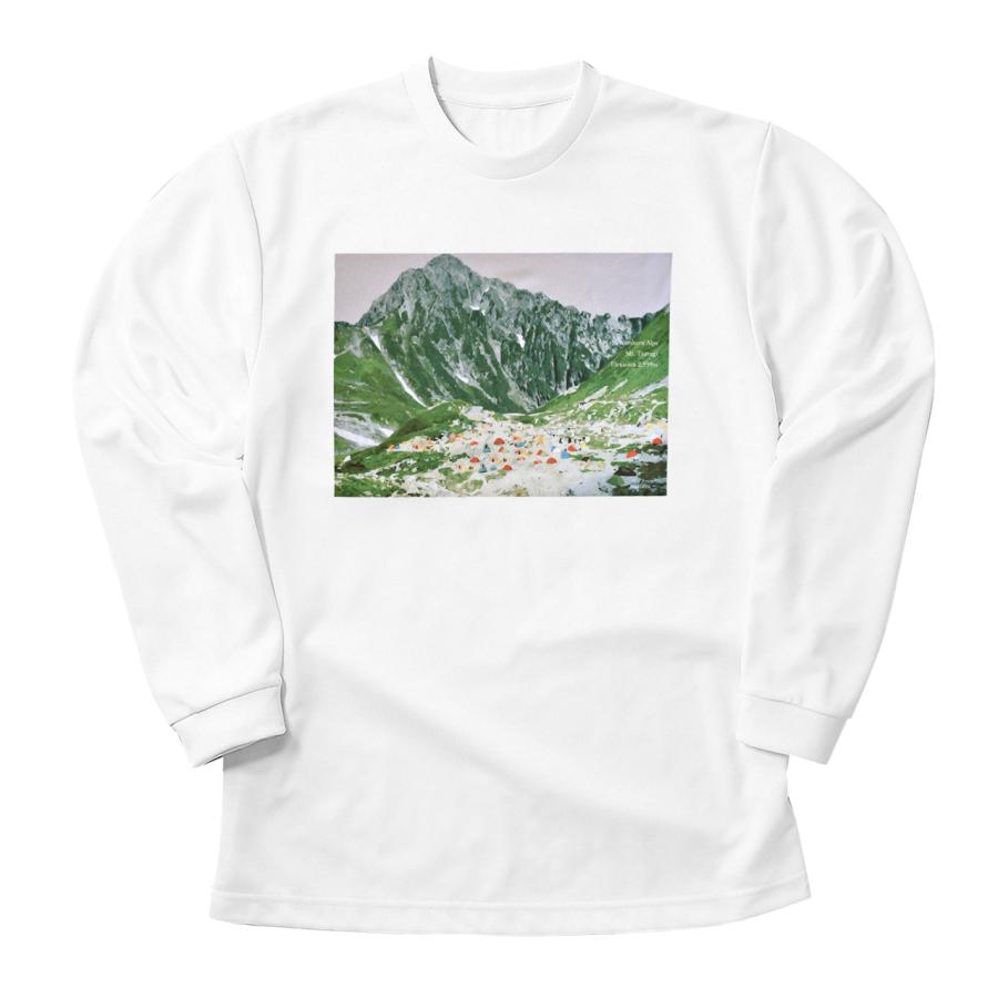 剱岳 長袖Tシャツ ホワイト ドライ 吸水速乾 山 登山 : TozanBASE - 通販 - Yahoo!ショッピング