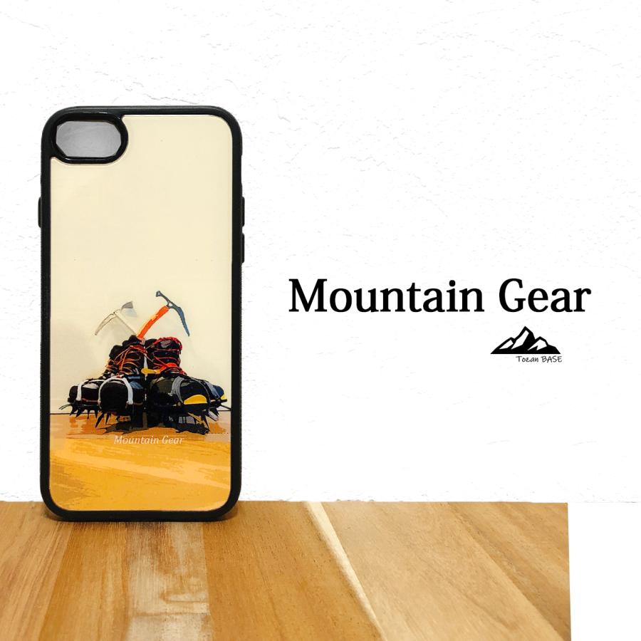 マウンテンギア 登山靴 アイゼン ピッケル 強化ガラス iphone スマホケース 登山 山 アウトドア 登山道具 : TozanBASE ...