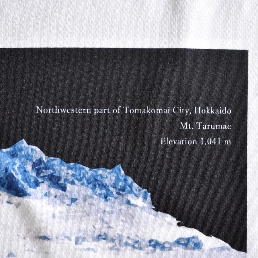 樽前山 北海道 Tシャツ ホワイト ドライ 吸水速乾 山 登山 苫小牧 : tarumae001 : TozanBASE - 通販 ...