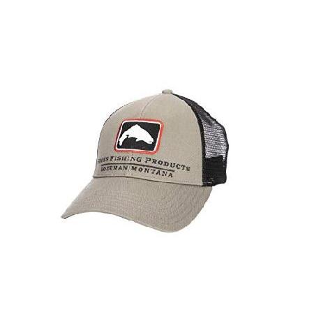 Simms Trout Icon Trucker Hat - Snapback Baseball Cap with Trout Fish ...