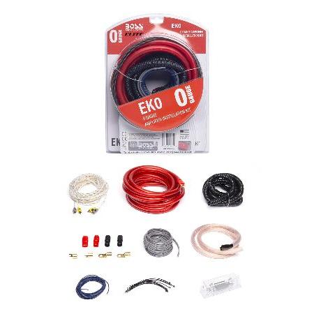 【平行輸入品】BOSS Audio Systems EK0 0ゲージアンプ 取り付け配線キット - カーアンプ配線キット ワイヤ接続とラジオ ...