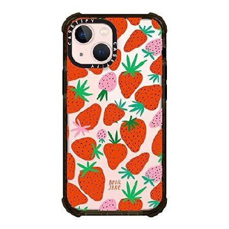 CASETiFY (ケースティファイ) ウルトラインパクト iPhone 13 Mini用ケース 10フィート落下保護 - ストロベリー クリアブラック : Trade Journey ...