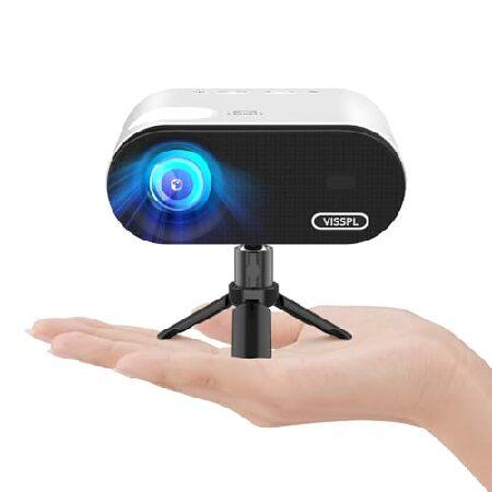 【平行輸入品】Mini Projector with WiFi and Bluetooth, VISSPL Full HD 1080P ...