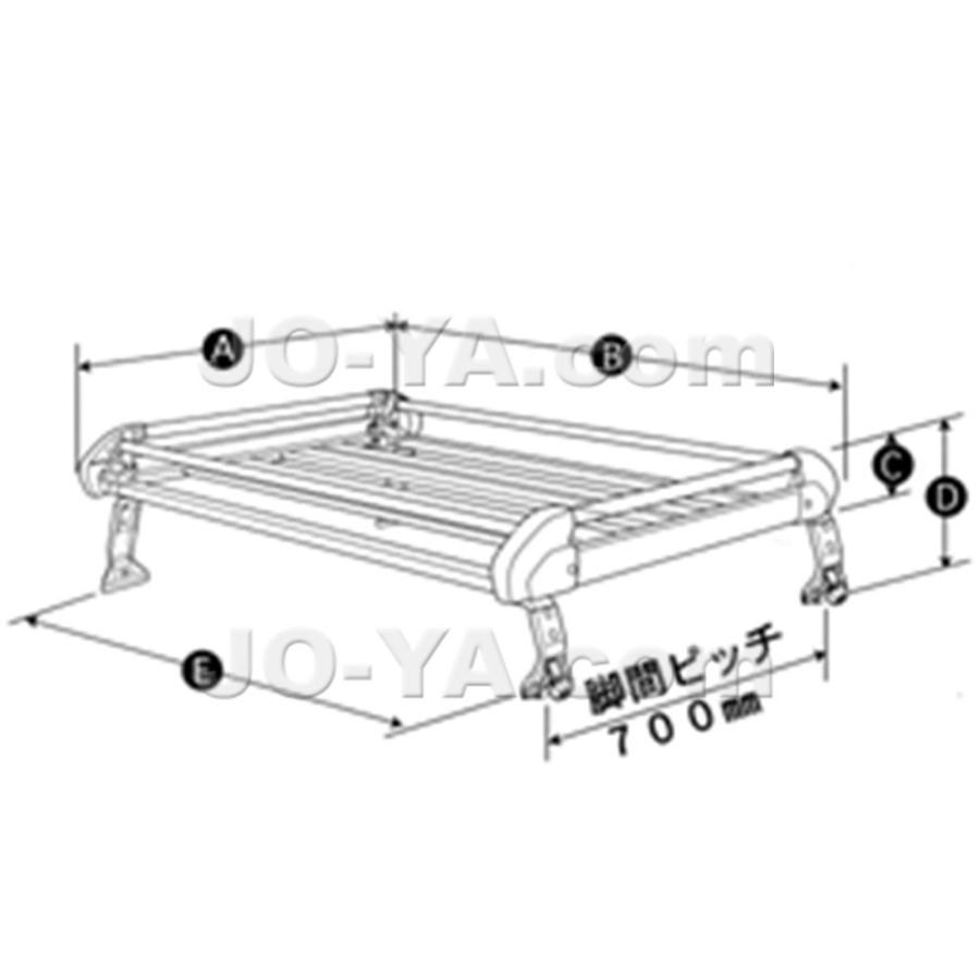 TUFREQ タフレック ルーフキャリア ダイハツ アトレーワゴン 年式：H17.5 ~ 型式：S320G/S330G Hシリーズ HH236C ※法人宛ては送料無料!(離島除く ...