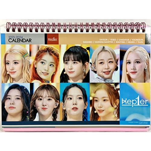 Kep1er ケプラー グッズ ／ 2023年 - 2024年 2年分 卓上 カレンダー + ステッカー 1枚セット [TradePlace K-POP 韓国製] : TradePlace ...