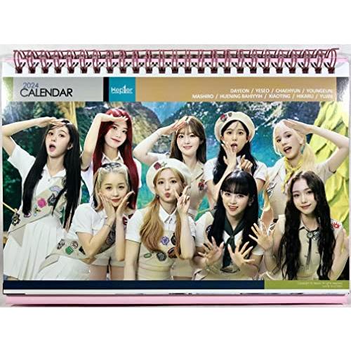 Kep1er ケプラー グッズ ／ 2023年 - 2024年 2年分 卓上 カレンダー + ステッカー 1枚セット [TradePlace K-POP 韓国製] : TradePlace ...