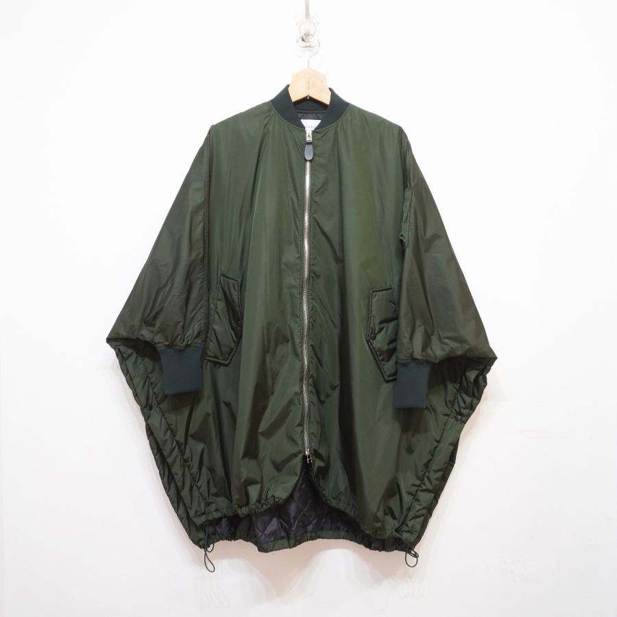 ADORE (38) プルーフナイロンタフタジャケット ビッグシルエット オーバーサイズ ma-1 ブルゾン 5312250823 アドーア ...