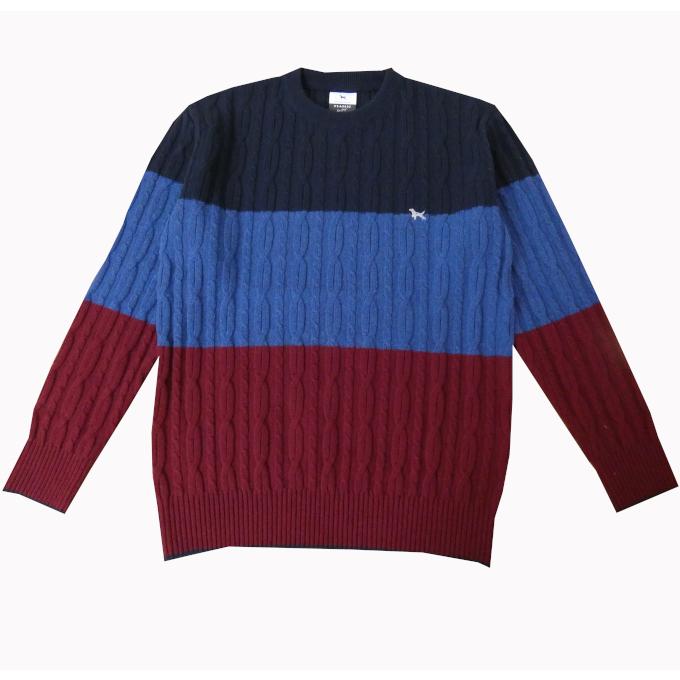 KEN COLLECTION CLASSIC CLASSIC(ケンコレクションクラシック) ケーブル編みクルーネックセーター Lサイズ ...