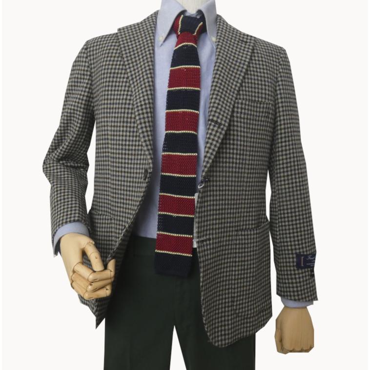 stanley blacker(スタンリーブラッカー) メンズ 秋冬春 段返り3つボタン アンコンジャケット ガンクラブチェック 0252 : TRAD HOUSE FUKIYA - 通販 ...