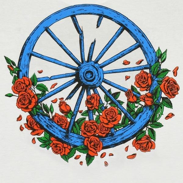 GRATEFUL DEAD グレイトフルデッド Bertha Wheel & Roses Tシャツ :GDT-40:TRADMODE - 通販 ...