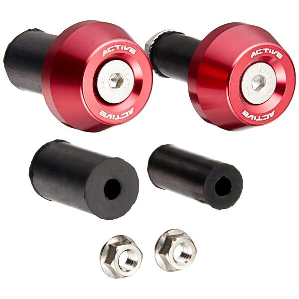 GUTS CHROME アクティブ(ACTIVE) アルミバーエンド レッド [ファイ]30-L15 60800017 : クロスタウンストア - 通販 - Yahoo!ショッピング