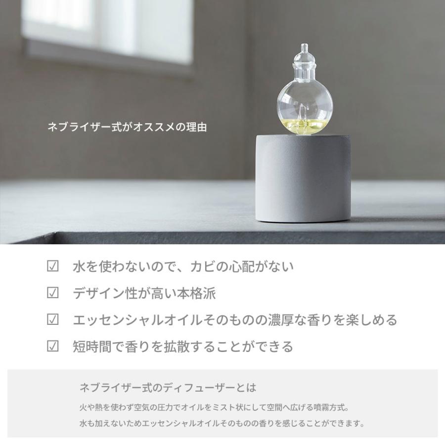 アットアロマ orb オーブ nebulizing diffuser ネブライザー式 @aroma 広範囲 最大約70m2 約40畳 ディフューザー : DEPARTMENTSTORES ...