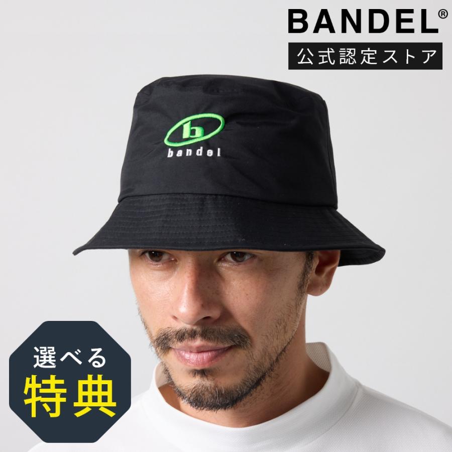 BANDEL GOLF バンデル ゴルフ DIAGONAL OVAL b WATERREPELLENT 3L BACKET HAT BGA-5SDOBH バケットハット ブラック ...