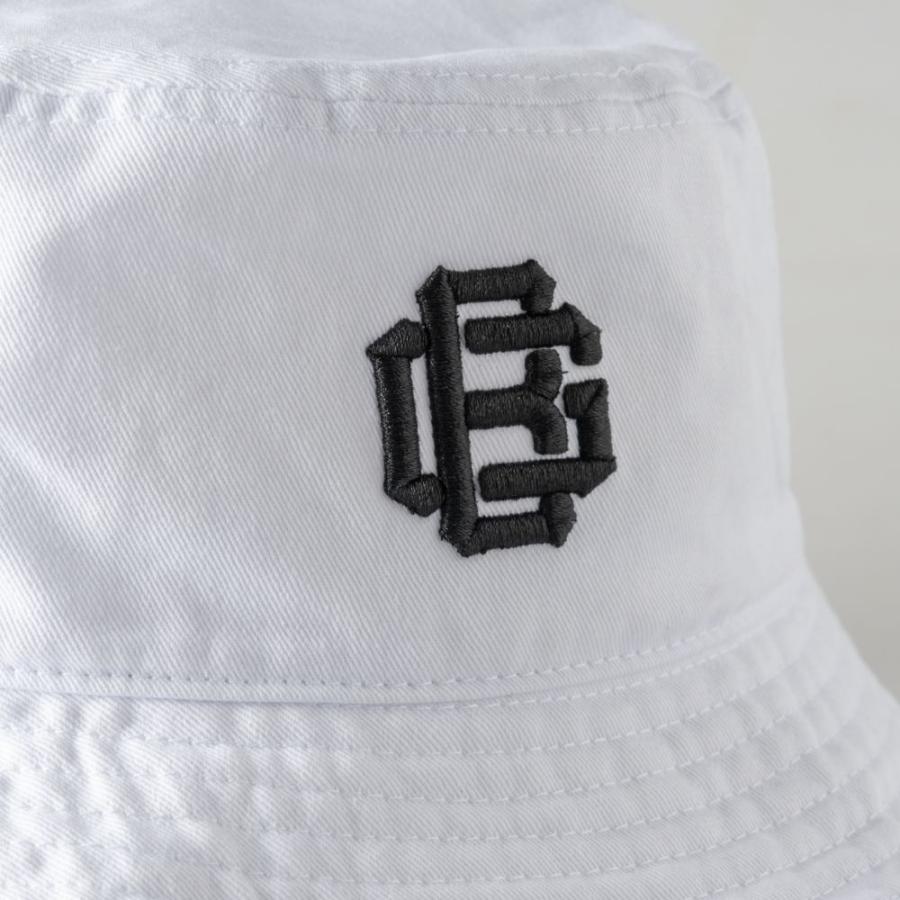 BANDEL バンデル ハット 帽子 ブラック ホワイト 黒 白 刺繍ロゴ BG LOGO BUCKETHAT BG-BGBH ...