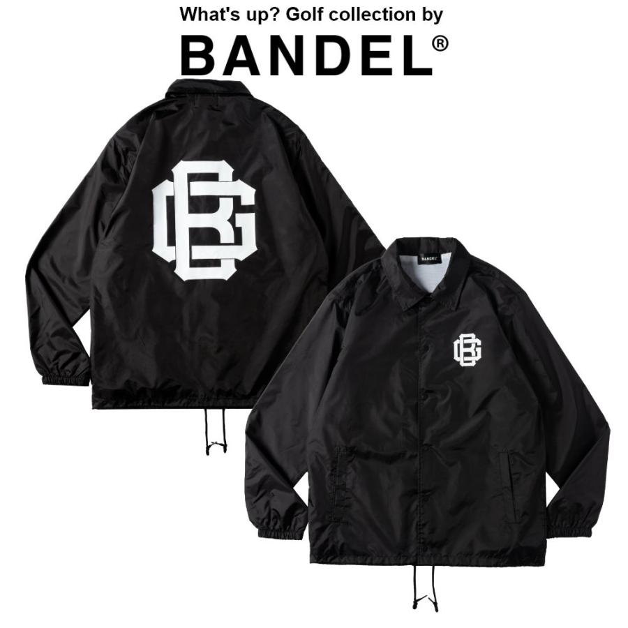 BANDEL バンデル コーチジャケット ブラック 黒 撥水加工 シンプル BG LOGO COACH JACKET BG-BGCJ ...