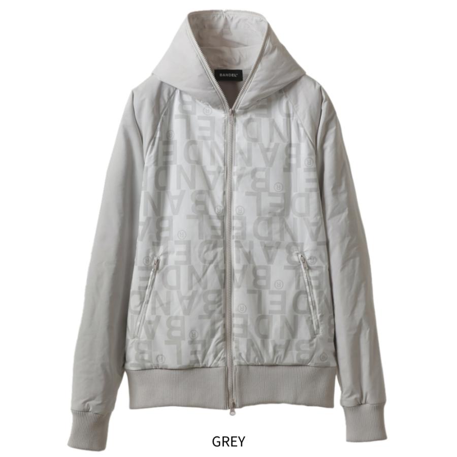 BANDEL ジャケット PADDING NYRON JACKET BGI-SNZB ブラック 黒 グレー ...
