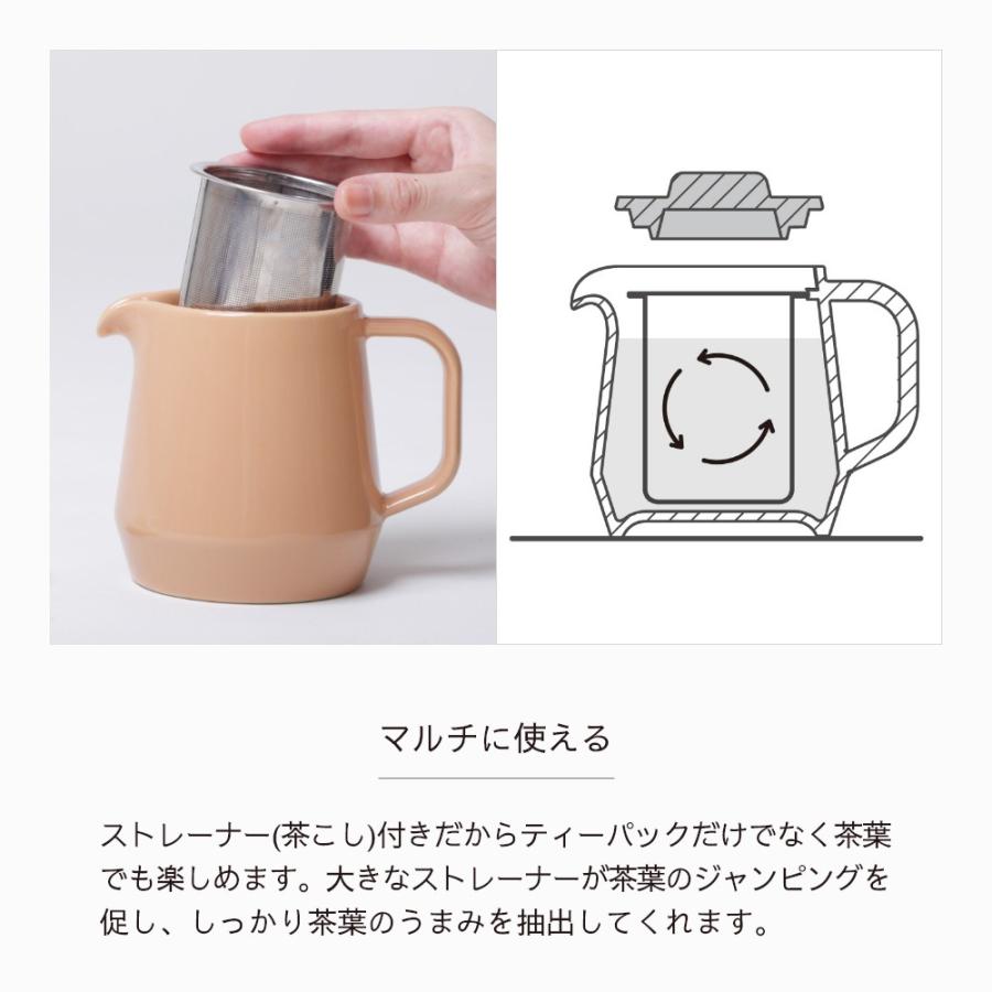 ideaco イデアコ ティーポット 450ml 茶こし付き ステンレス製ストレーナー : DEPARTMENTSTORES - 通販 - Yahoo!ショッピング