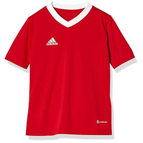 Old adidas [アディダス] サッカー 半袖 Tシャツ キッズ Entrada 22 ジャージー MBE20 チームパワーレッド ...