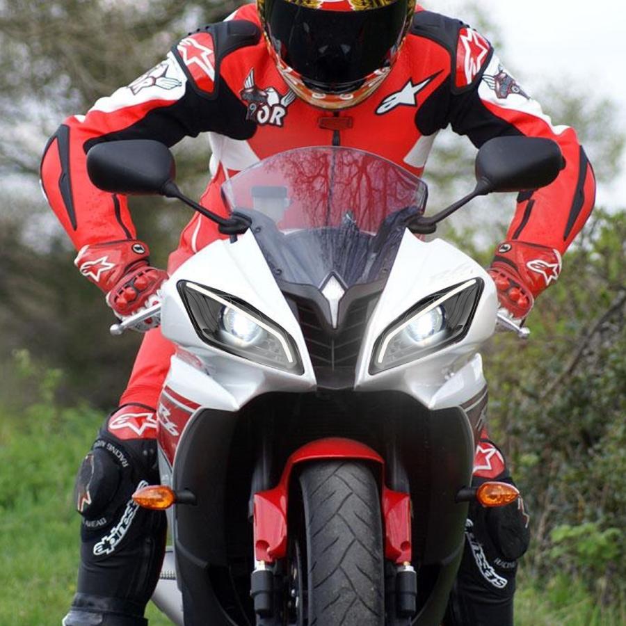 YAMAHA YZF-R6 08-16年 カスタムヘッドライトキット Full LED V3 : 輸入パーツ専門 Traumauto - 通販 ...