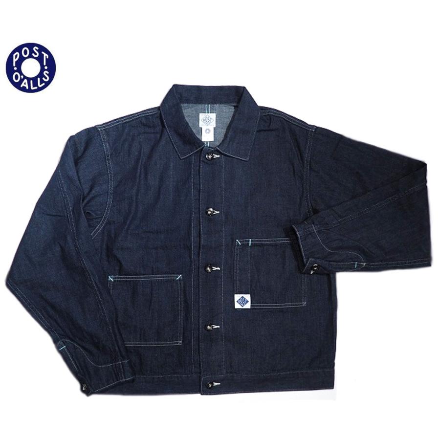 POST OVERALLS(ポストオーバーオールズ）/#1110 8DI MECHANIC BLOUSE / 8 oz. denim indigo : TRAVELS - 通販 - Yahoo ...