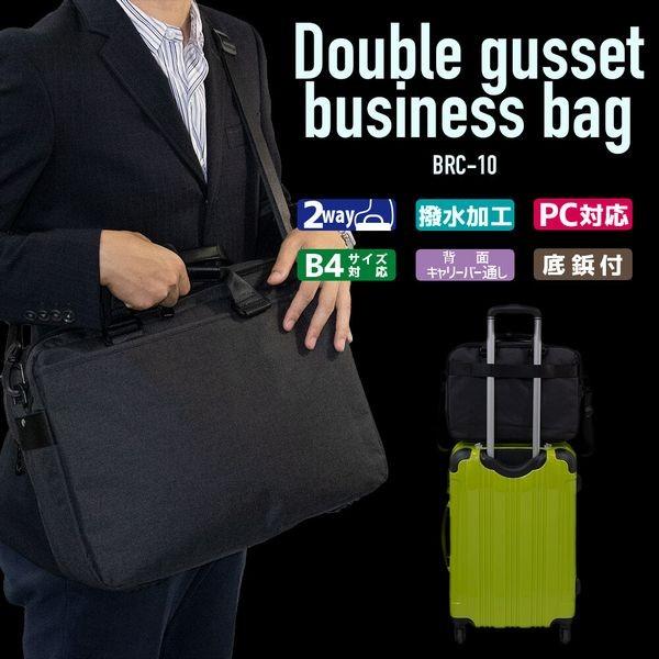 ブリーフケース ビジネスバッグ メンズバッグ メンズファッション 撥水 PC対応 A4 キャリーバー ダブルマチ ウレタン 仕分けポケット PC対応ポケット : Tre Fiore - 通販 ...