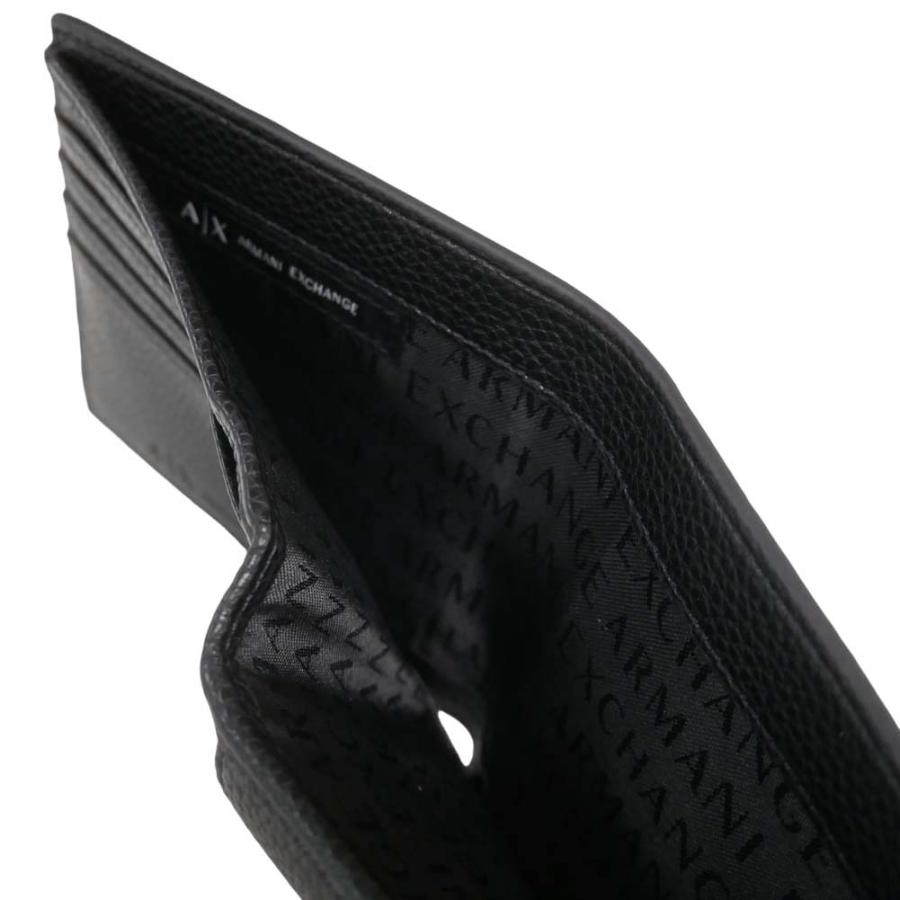 ARMANI EXCHANGE アルマーニ エクスチェンジ A/X メンズ二つ折り財布（小銭入れ付き） 958098 4R818 ブラック ...