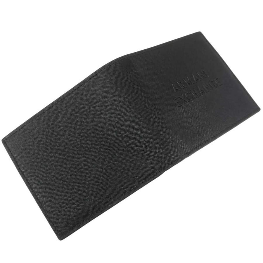 ARMANI EXCHANGE アルマーニ エクスチェンジ A/X メンズ二つ折り財布（小銭入れ付き） 958098 4R836 ブラック ...