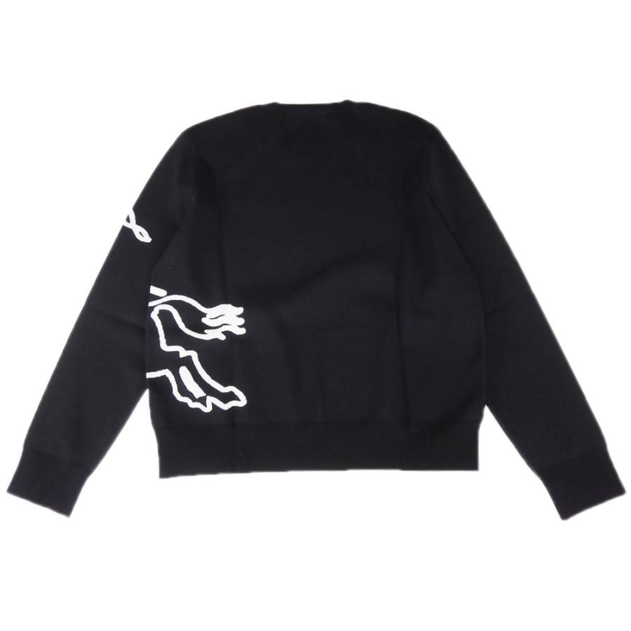 旧作お買い得セール！ BURBERRY バーバリー セーター メンズ クルーネック ニット 8095294 1 / AU24-MW-PAI ブラック BURBERRY（バーバリー） メンズクルーネックセーター ニット 8095294 1