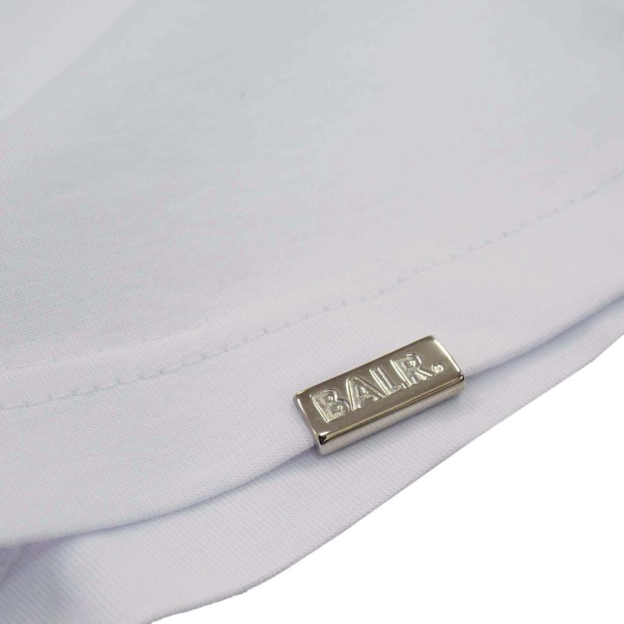 BALR. ボーラー メンズクルーネックTシャツ B1112.1184 / OLAF STRAIGHT ROUND RUBBER RADGE T-SHIRT ホワイト : bl23ss305 ...