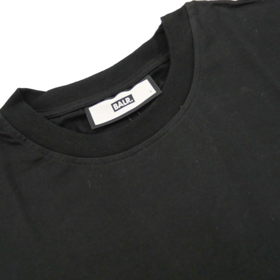 BALR. ボーラー メンズクルーネックTシャツ B1112.1184 / OLAF STRAIGHT ROUND RUBBER RADGE T-SHIRT ブラック : bl23ss306 ...