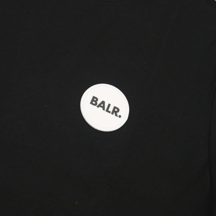 BALR. ボーラー メンズクルーネックTシャツ B1112.1184 / OLAF STRAIGHT ROUND RUBBER RADGE T-SHIRT ブラック : bl23ss306 ...