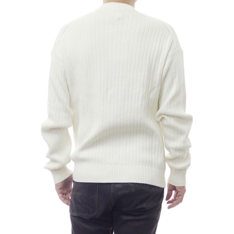   JEANS カルバンクラインジーンズ メンズニット セーター 4RD314G オフホワイト 2025秋冬新作 Calvin Klein Jeans（カルバンクラインジーンズ） メンズニット