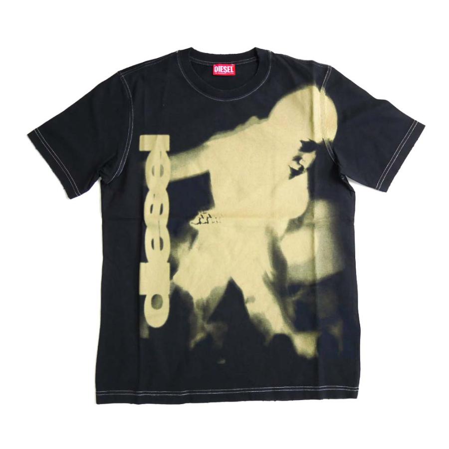 DIESEL ディーゼル メンズクルーネックTシャツ A12705 0JNAY / T-JUSTIL-N13 ブラック : TRE STYLE - 通販 - Yahoo!ショッピング