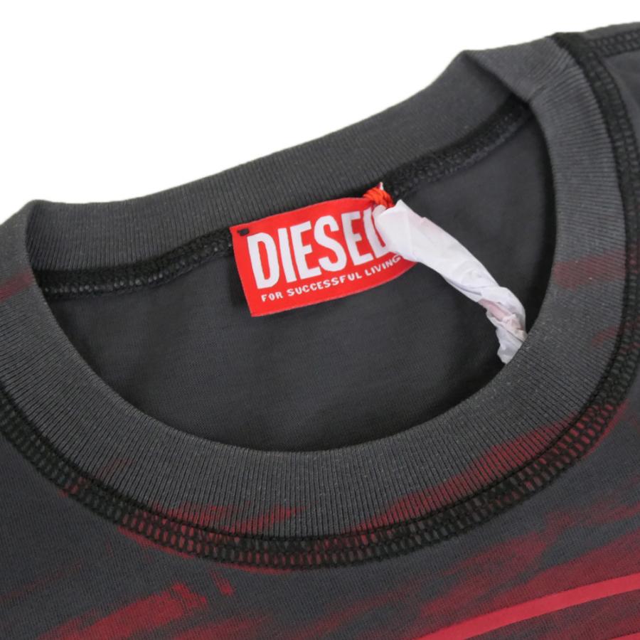 DIESEL（ディーゼル） メンズクルーネックTシャツ A18653 0AGCA / T