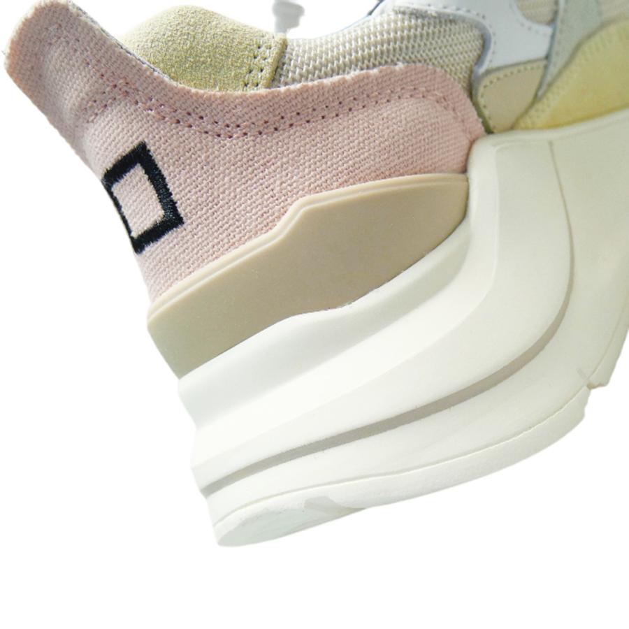 D.A.T.E. デイト レディースローカットスニーカー W401-FG-CN / FUGA CANVAS ピンク×ベージュ ...