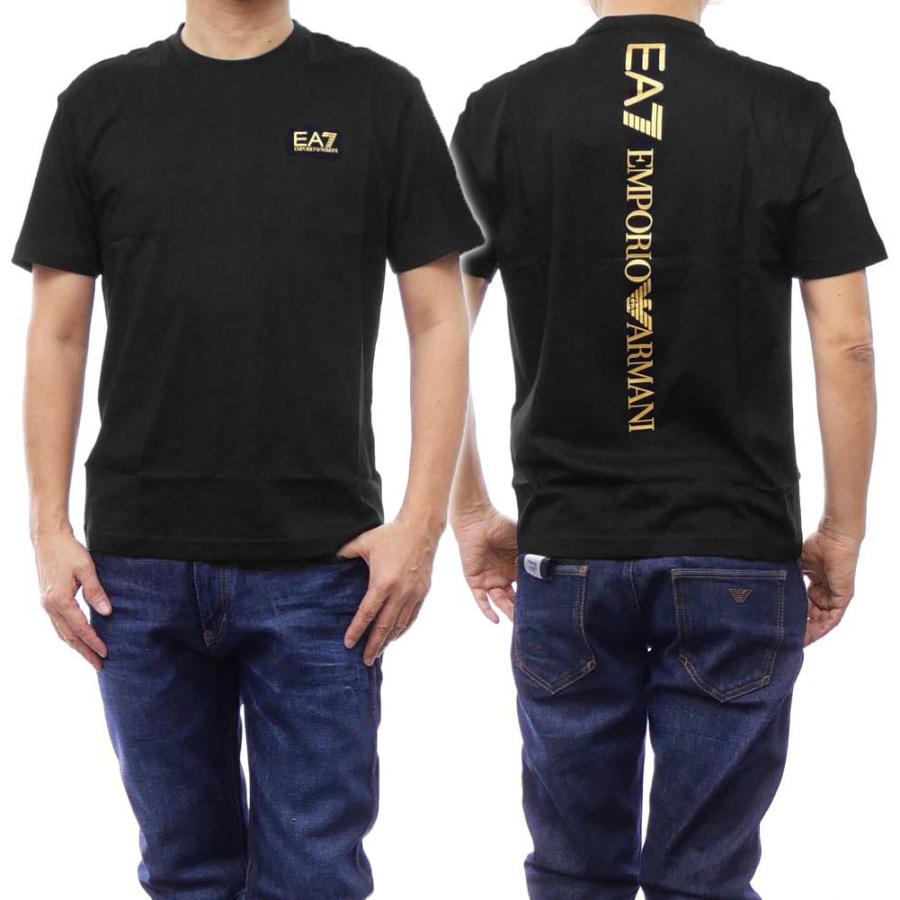 EMPORIO ARMANI エンポリオアルマーニ EA7 メンズクルーネックTシャツ 8NPT18 PJ02Z ブラック : e724ss315 : TRE STYLE - 通販 ...