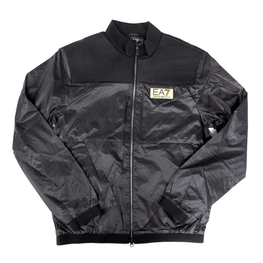 EMPORIO ARMANI エンポリオアルマーニ EA7 メンズブルゾン 3DPB05 PN2MZ ブラック /2024春夏新作 ...