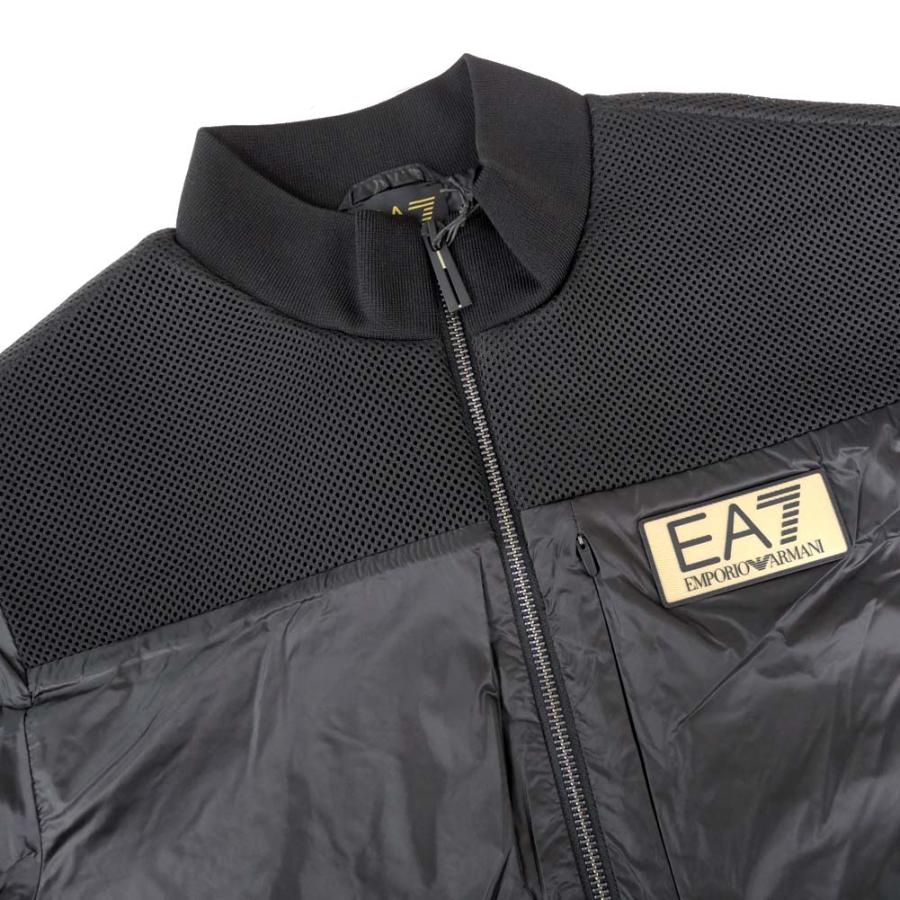 EMPORIO ARMANI エンポリオアルマーニ EA7 メンズブルゾン 3DPB05 PN2MZ ブラック /2024春夏新作 ...