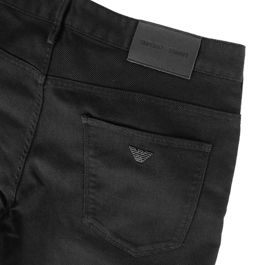 EMPORIO ARMANI エンポリオアルマーニ メンズジーンズ EM000121 AF14122 ブラック サイズ33 : TRE ...