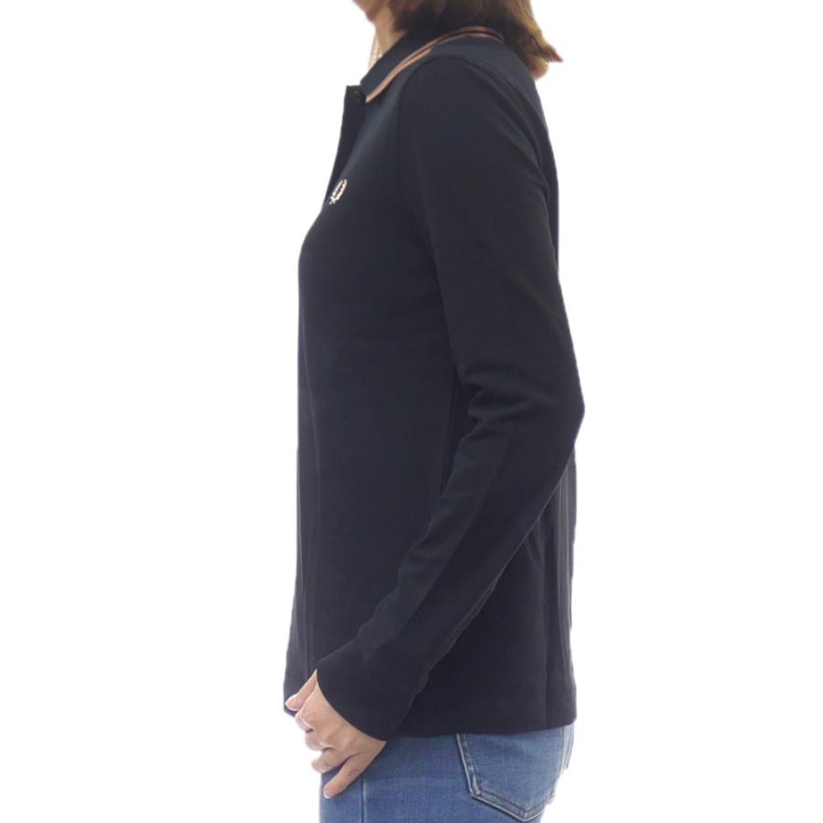 FRED PERRY（フレッドペリー） レディース長袖鹿の子ポロシャツ G3636