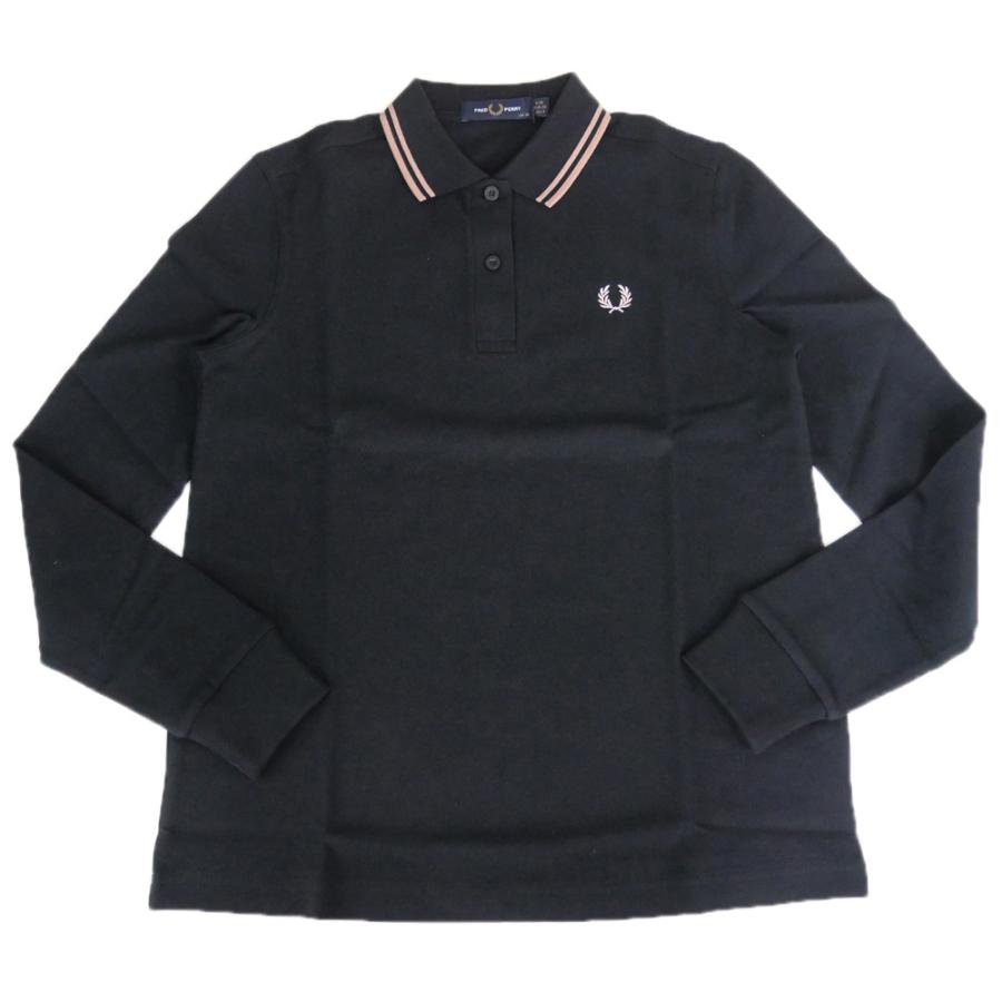 FRED PERRY（フレッドペリー） レディース長袖鹿の子ポロシャツ G3636