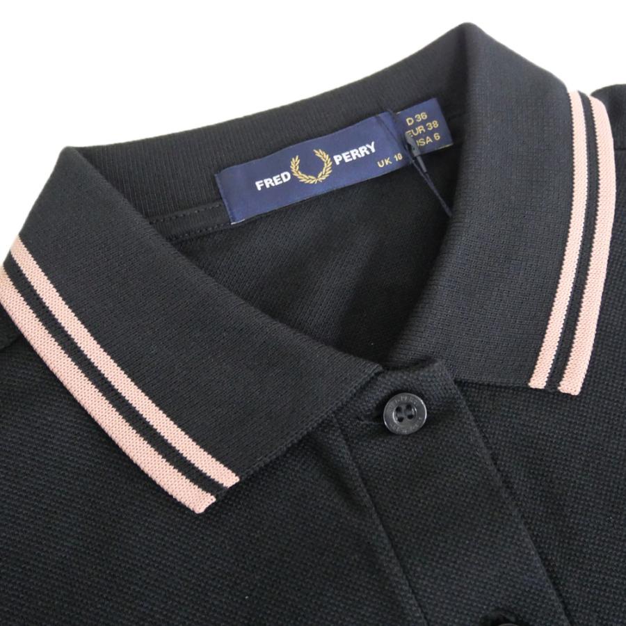 FRED PERRY（フレッドペリー） レディース長袖鹿の子ポロシャツ G3636