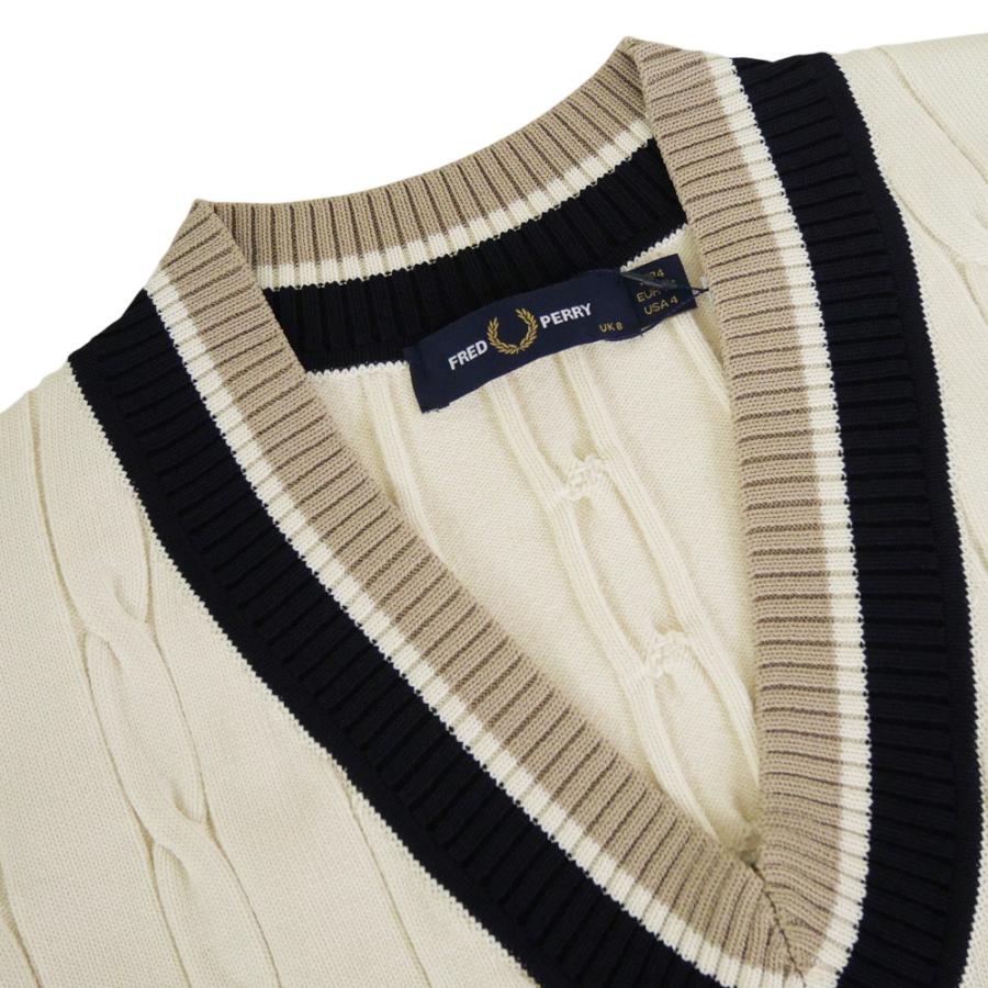 FRED PERRY（フレッドペリー） レディースVネックセーター ニット