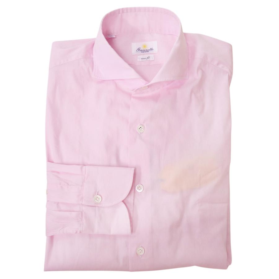 GIANNETTO ジャンネット メンズカッタウェイシャツ AV999 / VINCI FIT WASH ピンク 2025春夏新作 : TRE STYLE - 通販 - Yahoo!ショッピング