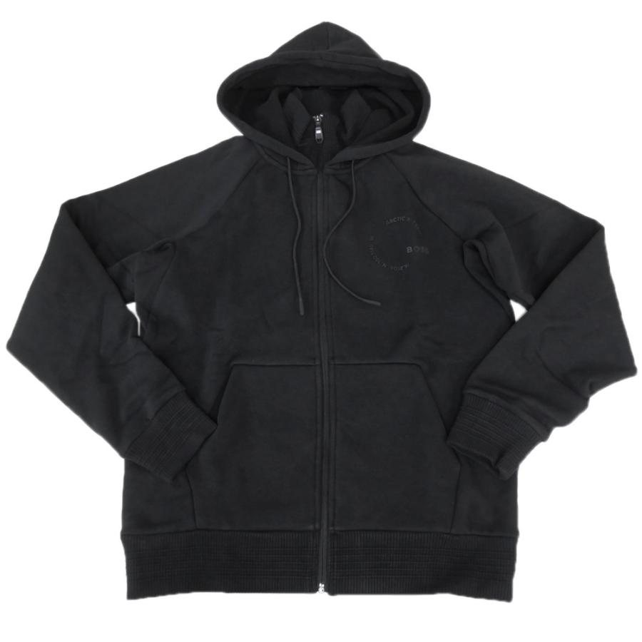HUGO BOSS（ヒューゴ・ボス） メンズジップアップパーカー 50523898 10263372 / Snuggel ブラック : TRE ...