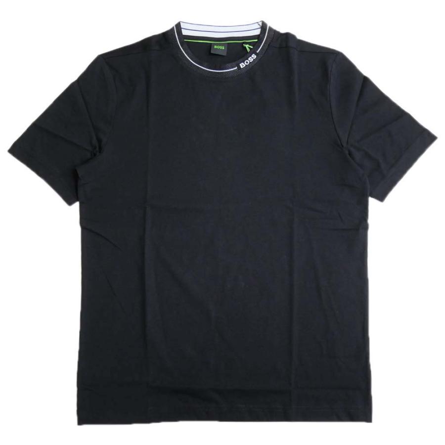 HUGO BOSS ヒューゴボス メンズクルーネックTシャツ 50512867 10236129 / Teell ブラック : TRE ...