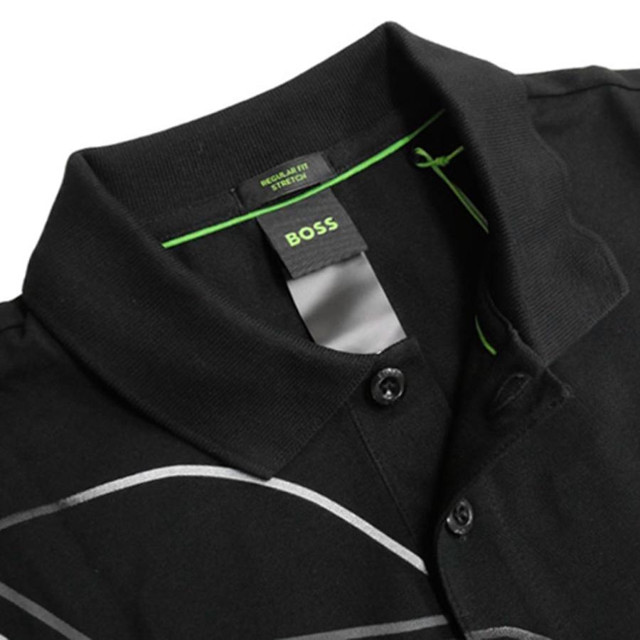HUGO BOSS ヒューゴボス メンズスムースポロシャツ 50512766 10259154 / Paddy3 ブラック : TRE ...