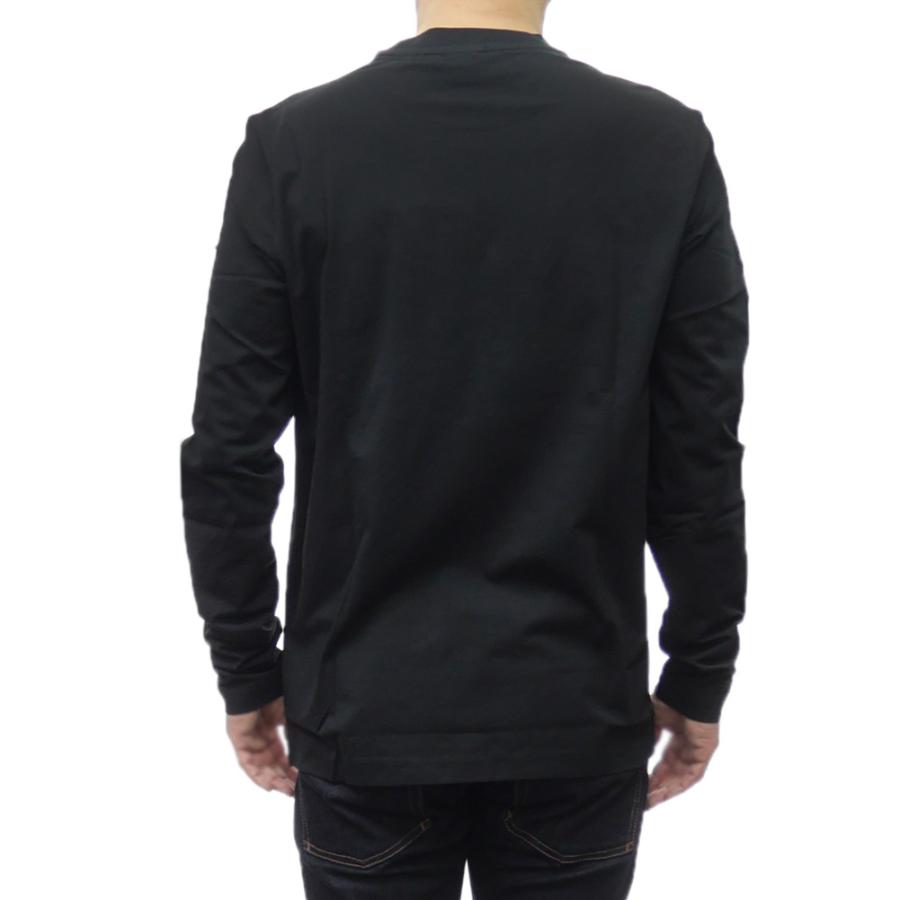 HUGO BOSS（ヒューゴ・ボス） メンズクルーネックロングTシャツ 50506365 10256064 / Tee Long ブラック ...
