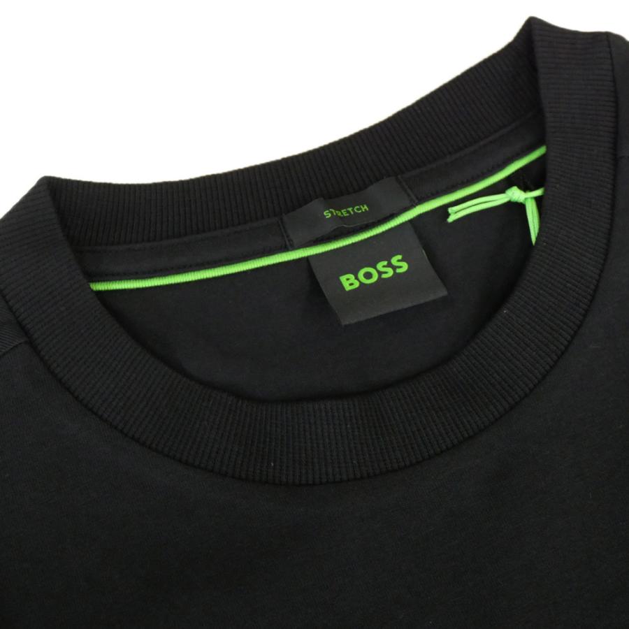 HUGO BOSS（ヒューゴ・ボス） メンズクルーネックロングTシャツ 50506365 10256064 / Tee Long ブラック ...